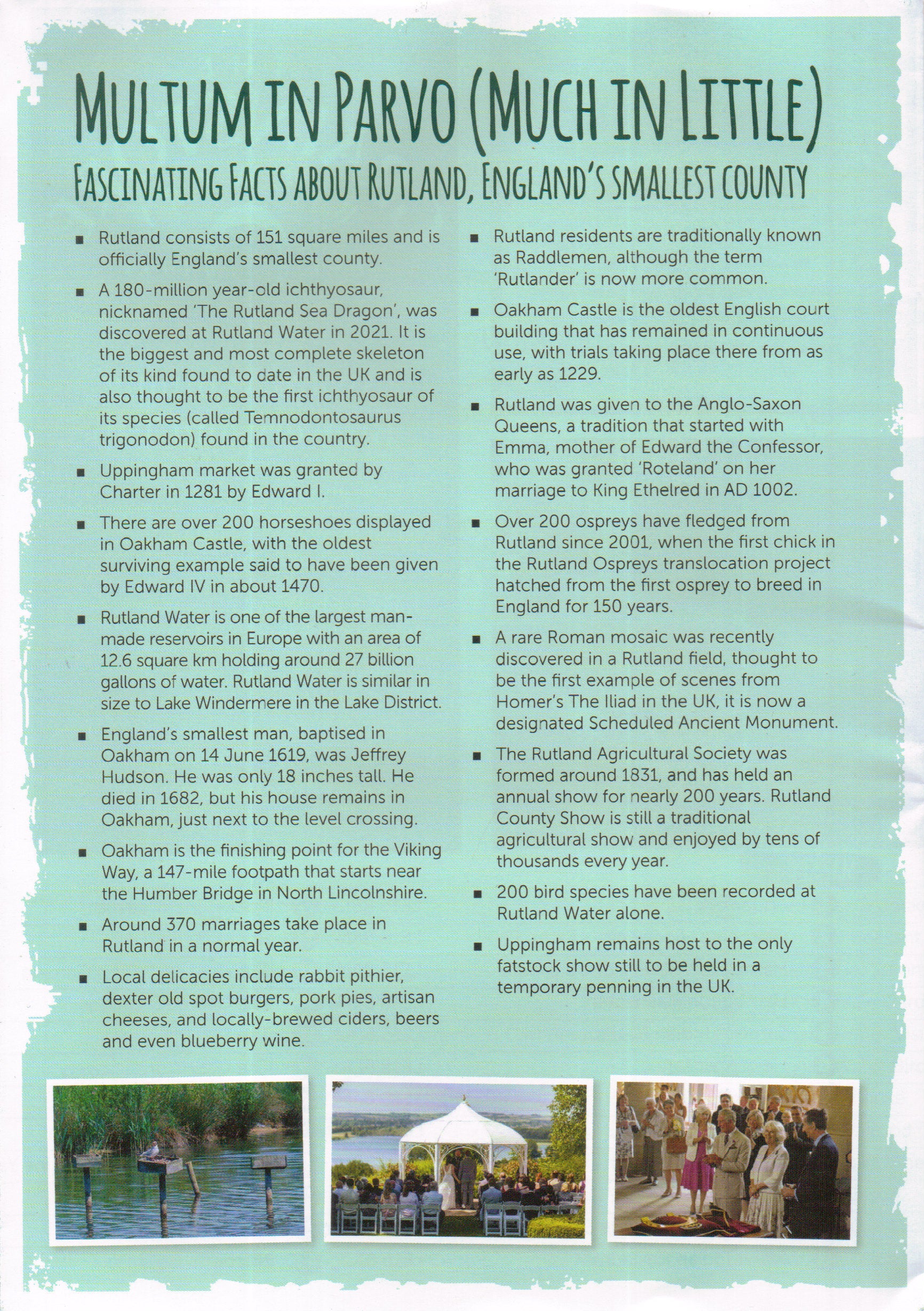 Discover Rutland map 2025 – iVisit Info Display